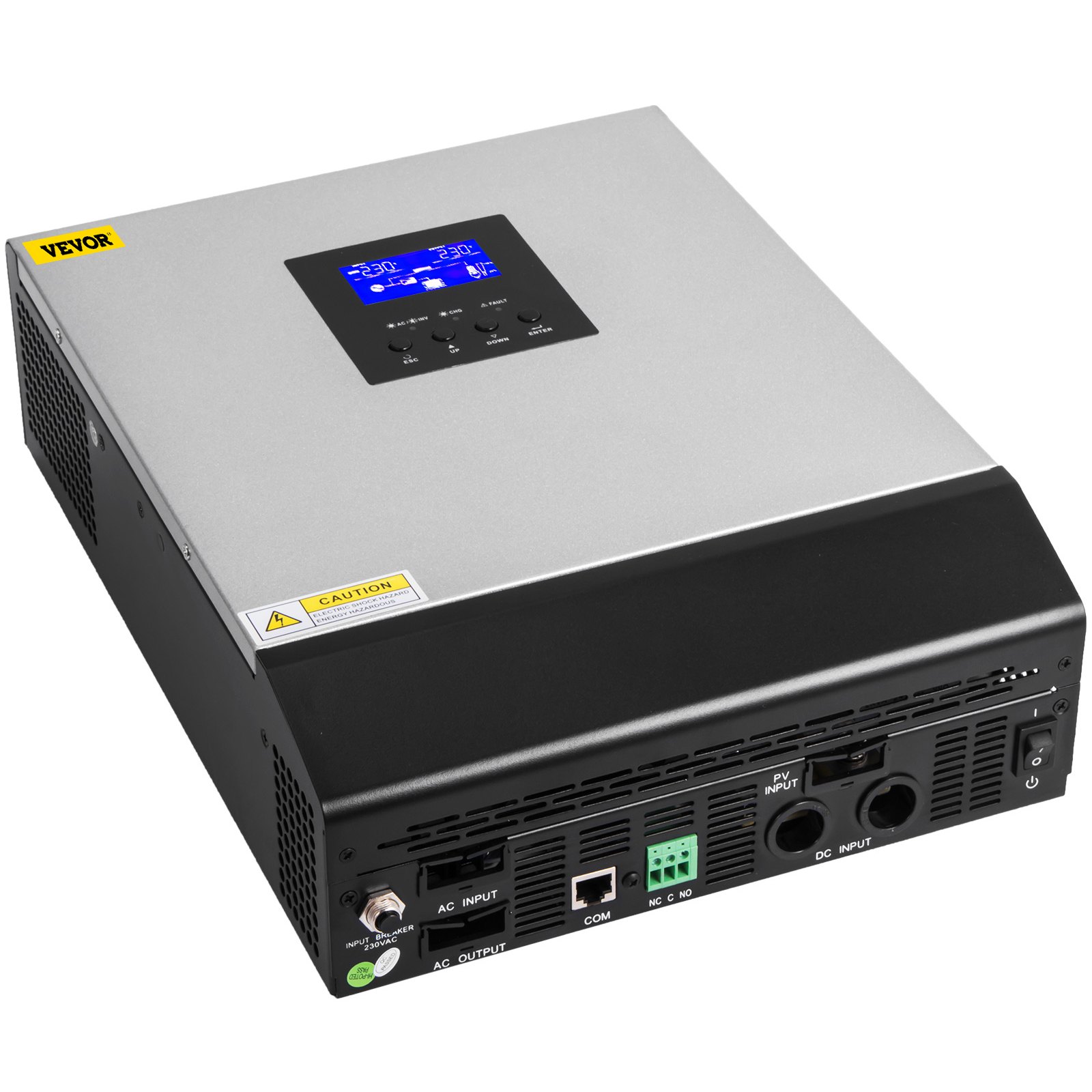 Vevor Hybrid Solar Inverter 3kva 2400w Pure Sine Wave Off Grid
