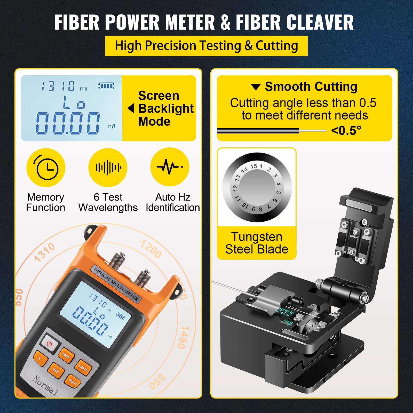JW4108S Fiber Fusion Splicer Automatic Fiber Optic Splicing Machine w ...