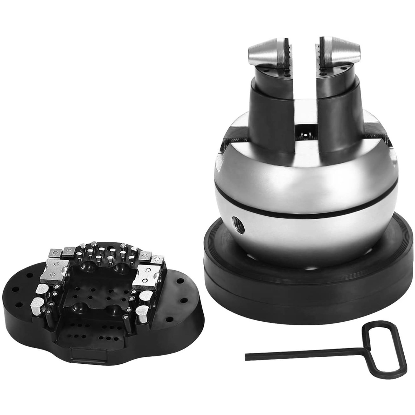 VEVOR Ball Vise 5" Engraving Setting Tool 360°Rotation Engraving Block ...