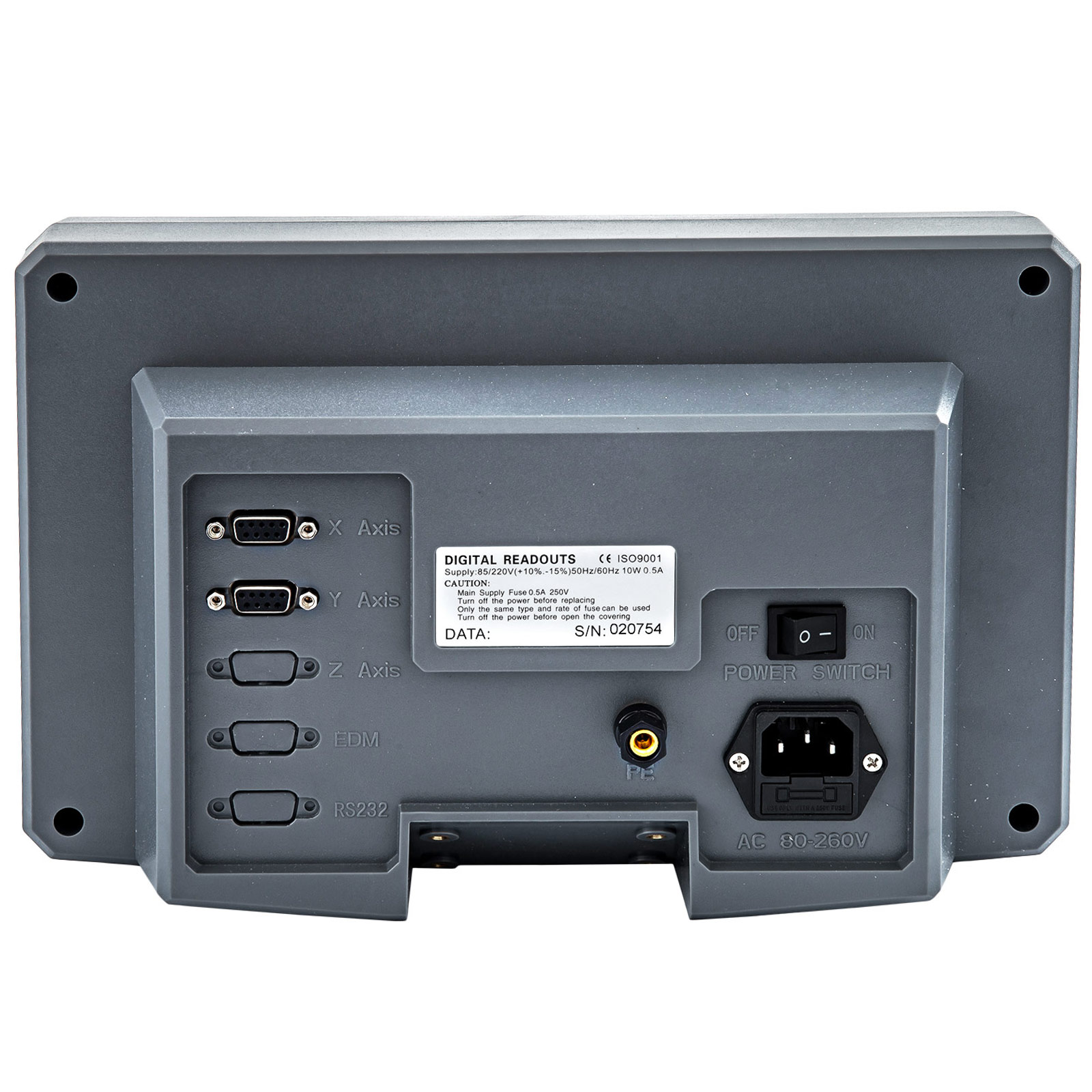 VEVOR Digital Readout, 2 Axis, DRO Display with 250mm and 1000mm Travel ...