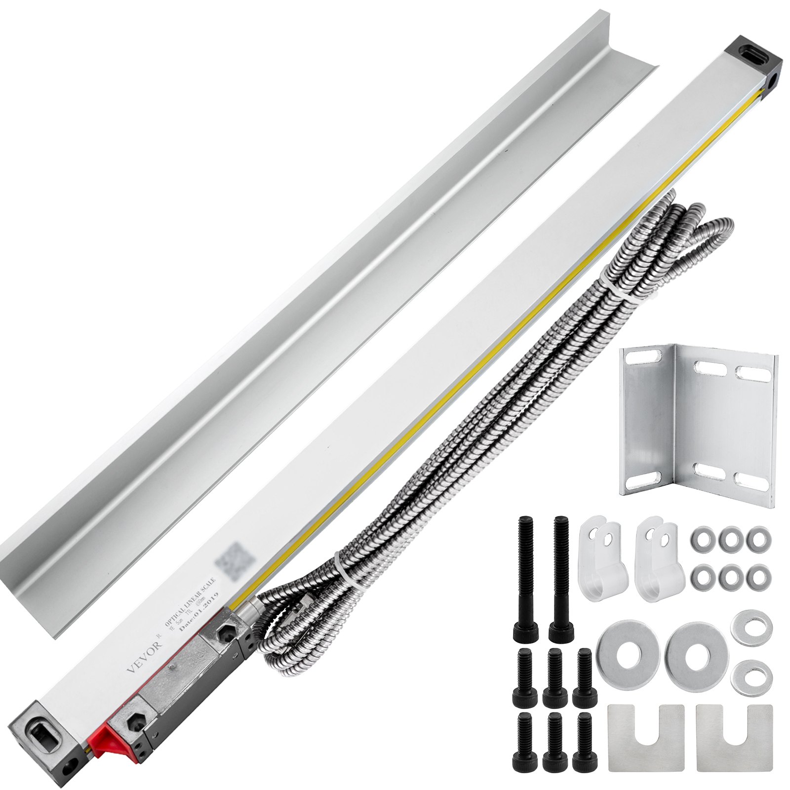 VEVOR 1 Axis Lathe Linear Scale, 18"/450mm with 0.0002" Accuracy ...