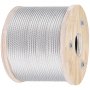 VEVOR Stainless Steel Cable Railing 3/16"x 250ft, Wire Rope 304 Marine ...