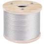 VEVOR Stainless Steel Cable Railing 3/16"x 250ft, Wire Rope 304 Marine ...
