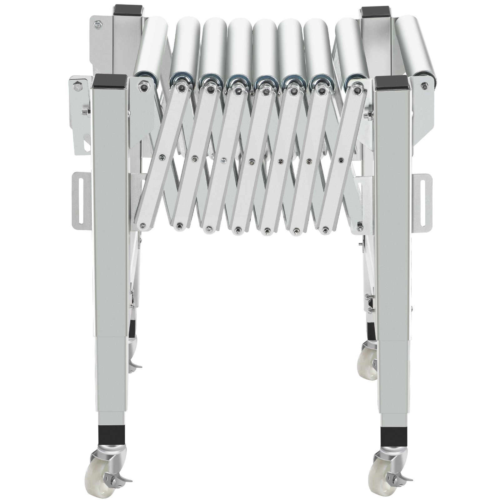 VEVOR Adjustable Gravity Conveyor Roller 21-50" Length 22-35" Height ...