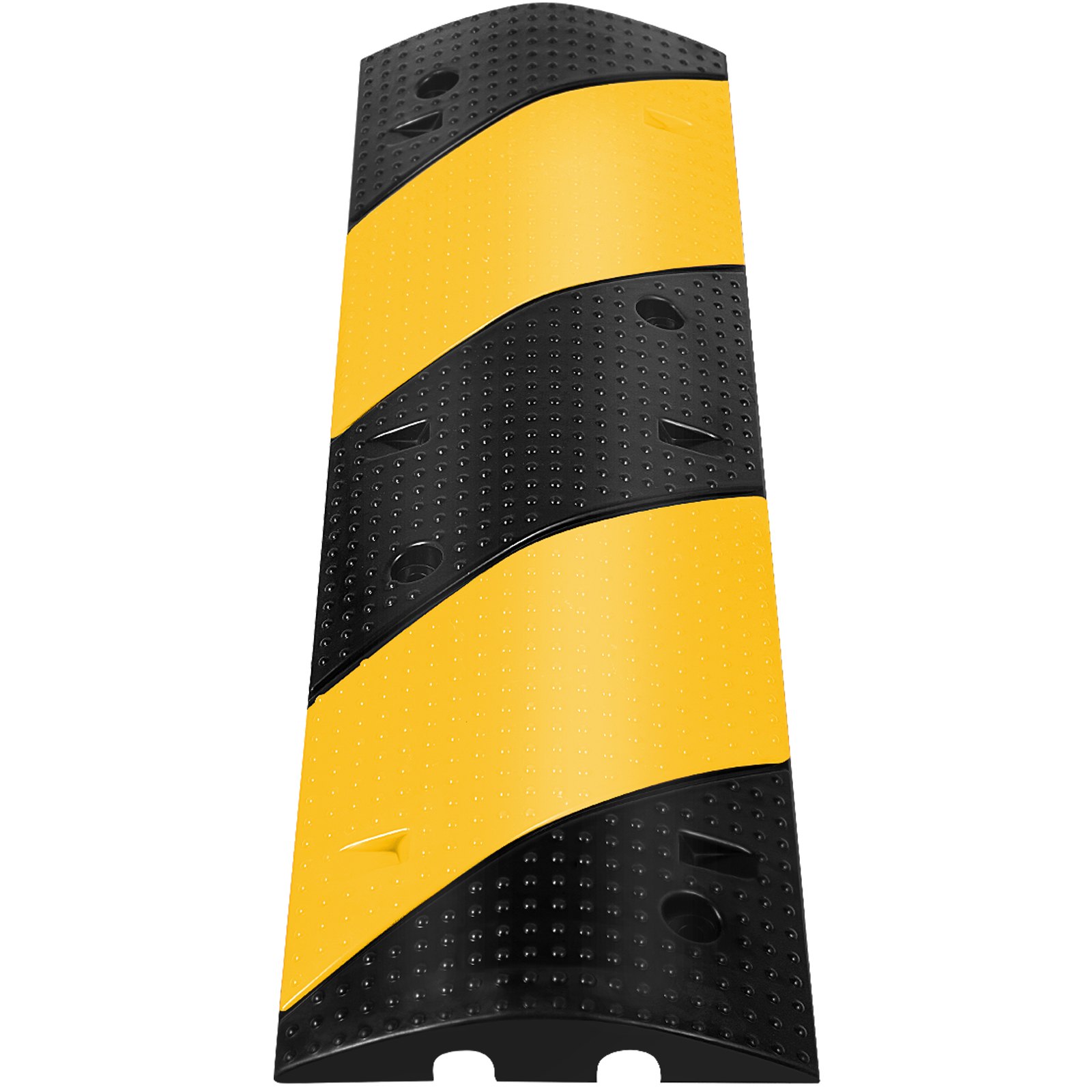 2 Channel Rubber Speed Bump Electric Modular Rubber Traffic Driveway ...