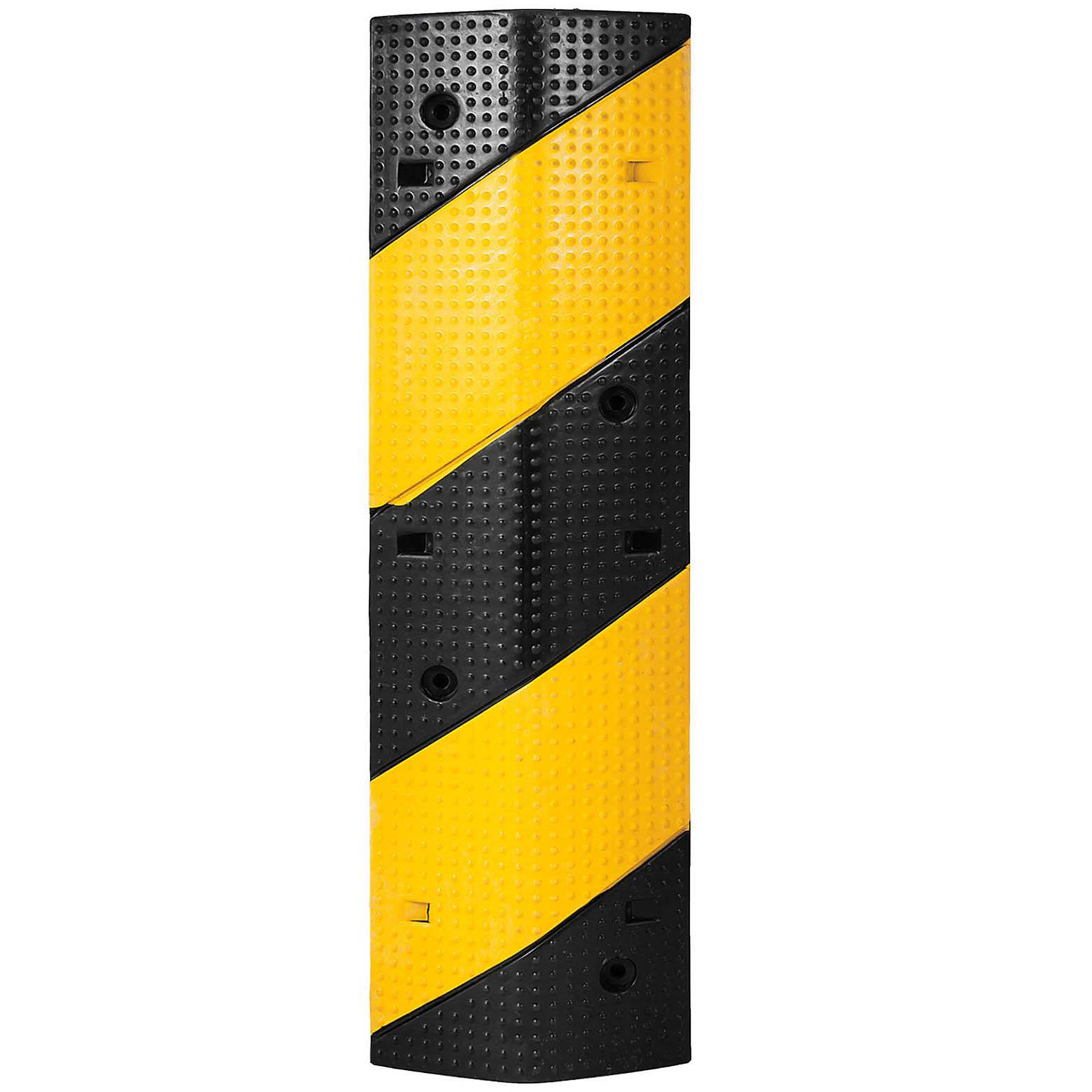 2 Channel Rubber Speed Bump Electric Modular Rubber Traffic Driveway ...
