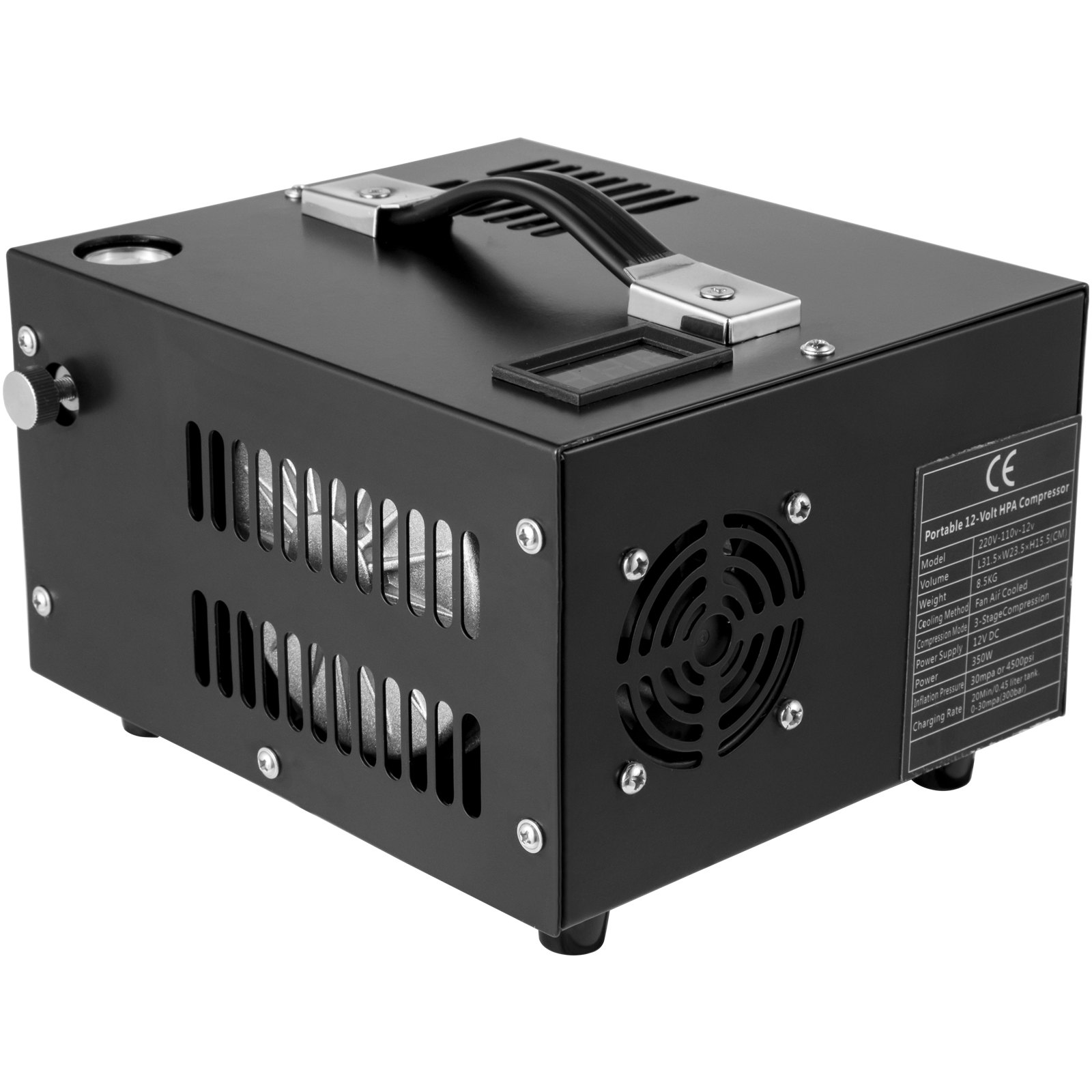 Vevor Pcp Air Compressor Pcp Compressor 12v 4500 Psi Air Rifle Pump ...