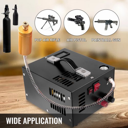 VEVOR VEVOR PCP Air Compressor, PCP Compressor 12V 4500 Psi, PCP Air ...