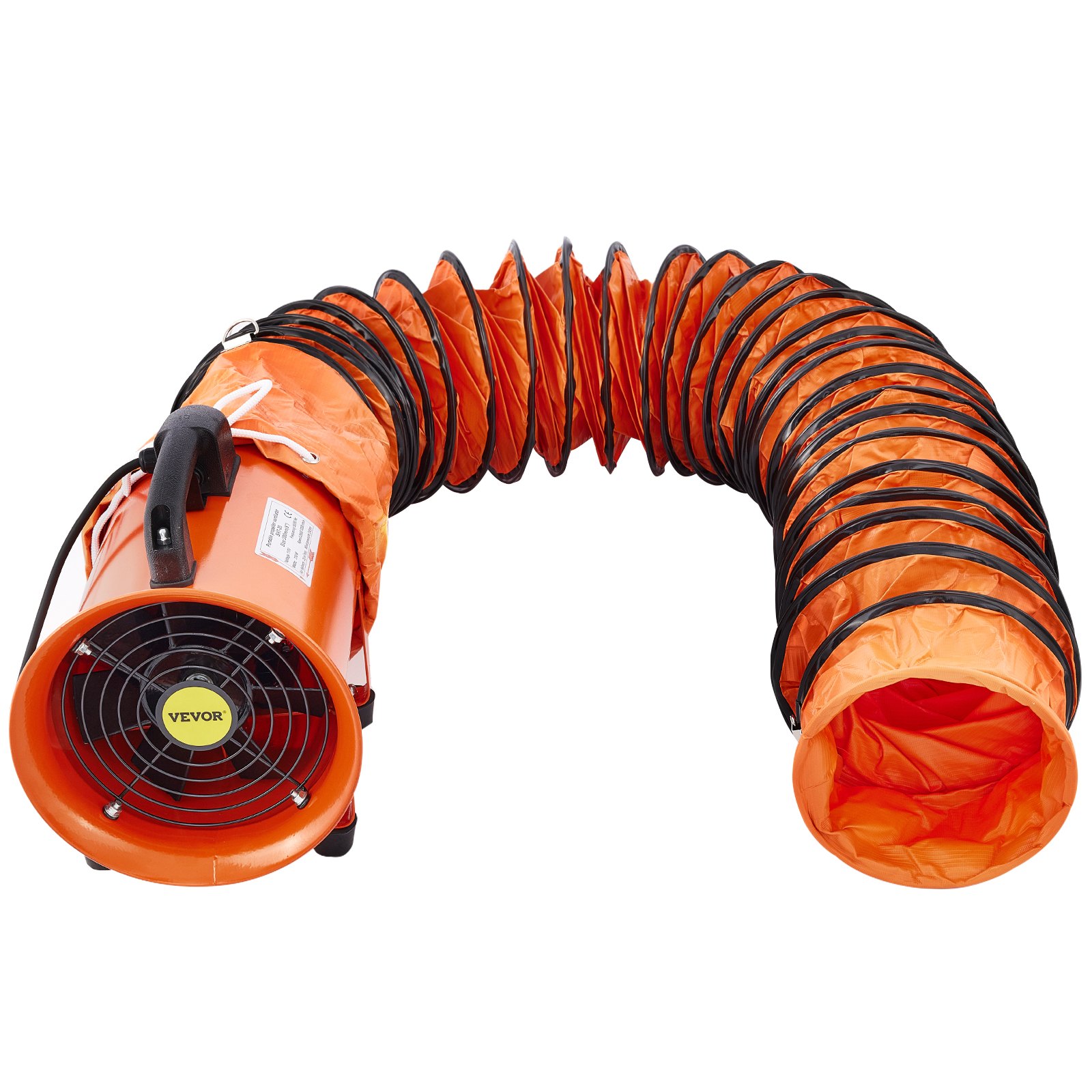 Heavy Duty Cylinder Fan with 10m Vinyl Hose High Velocity Portable ...