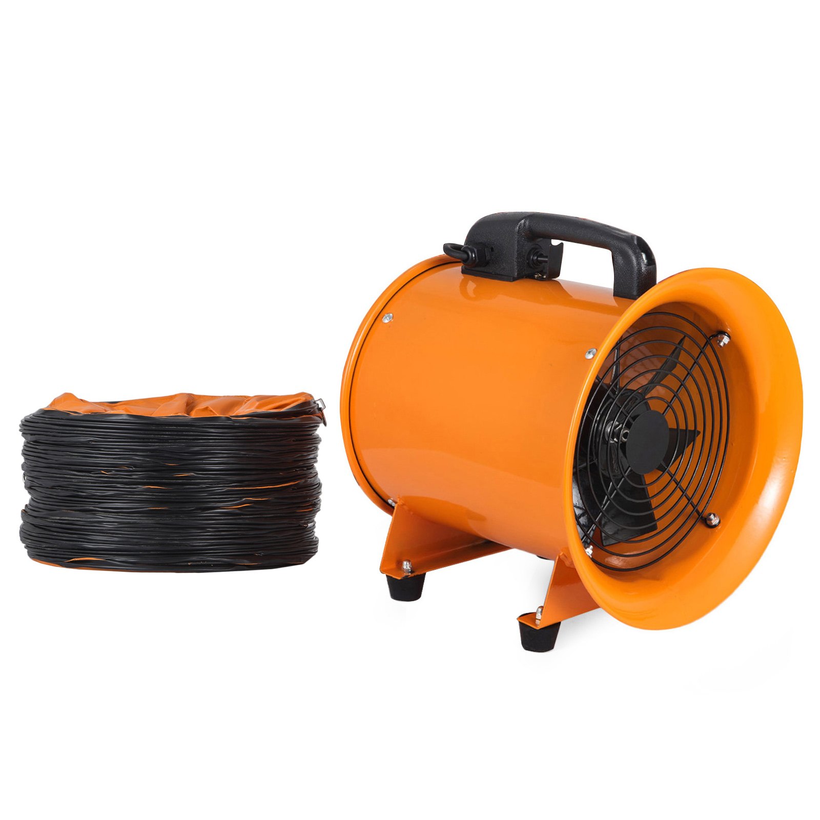 8'' Extractor Fan Blower Portable W/5m Duct Hose Exhaust Ventilator ...