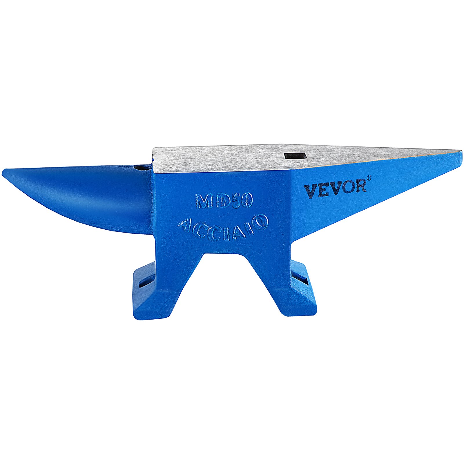VEVOR Single Horn Anvil 110Lbs Cast Steel Anvil Blacksmith for Sale ...