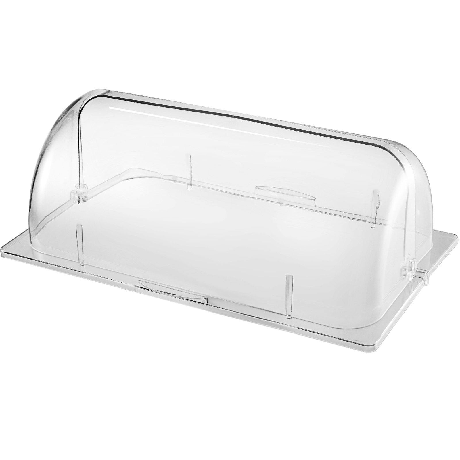 VEVOR 6 Packs Chafing Dish Cover Clear 21"x13"x17" Full Size Roll Top ...
