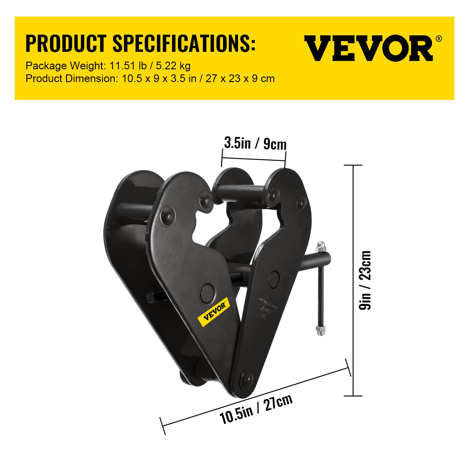 Beam Clamp I Beam Lifting Clamp 4400lbs/2tonheavy Duty Beam Hangers In ...