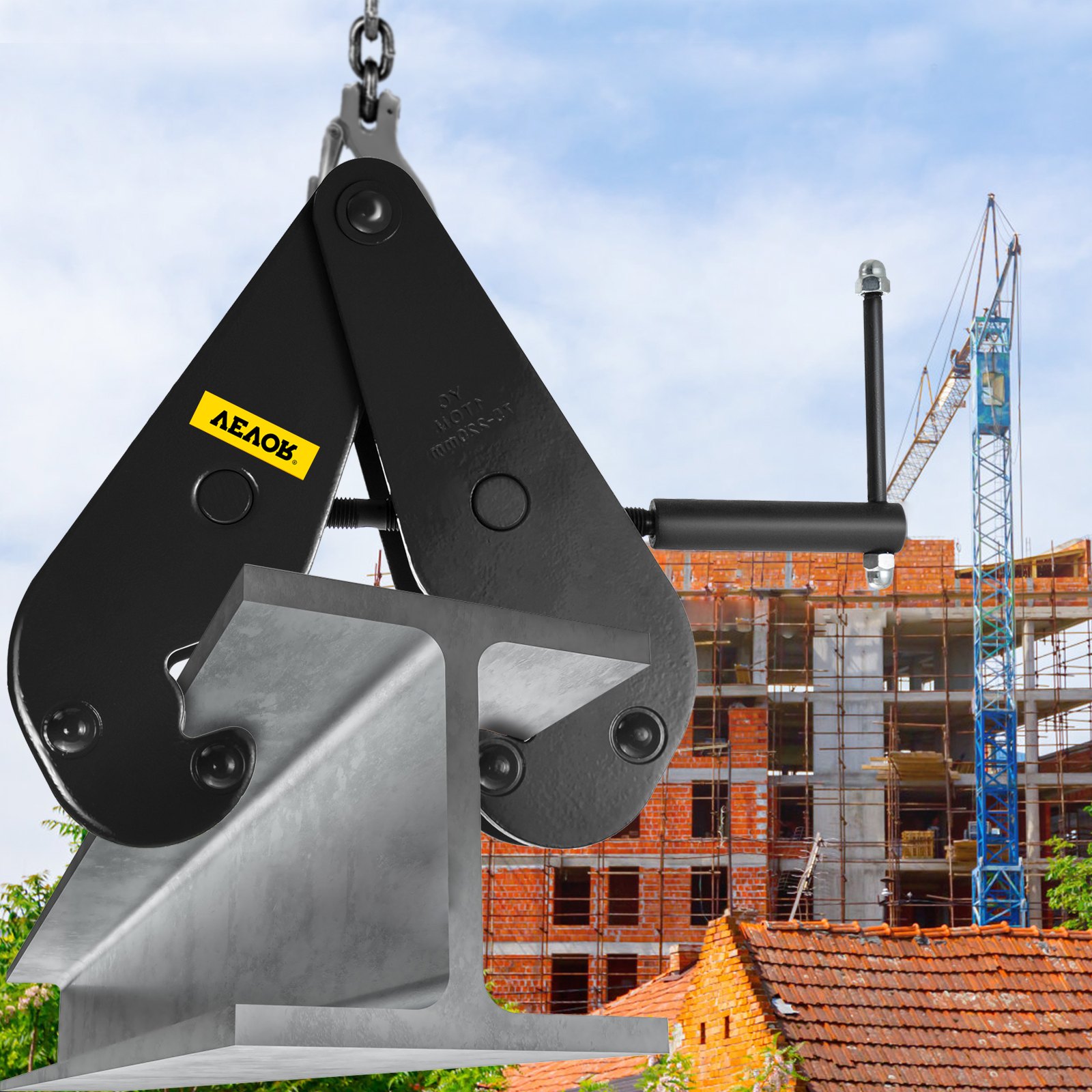 VEVOR Beam Clamp 4400lbs/2ton Capacity I Beam Lifting Clamp 3inch-9inch ...