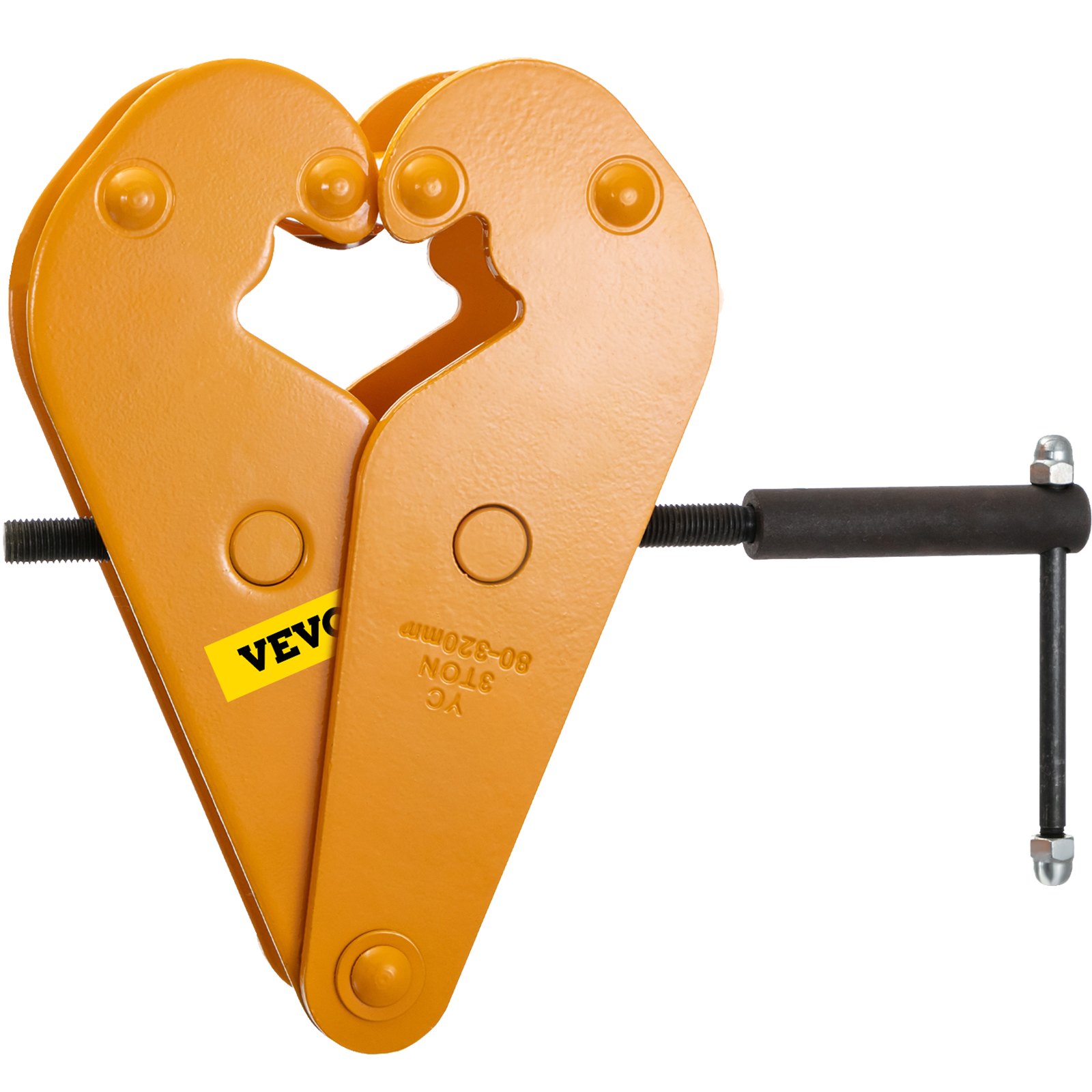 VEVOR Beam Clamp 4400lbs/2ton Capacity, I Beam Lifting Clamp 3inch ...