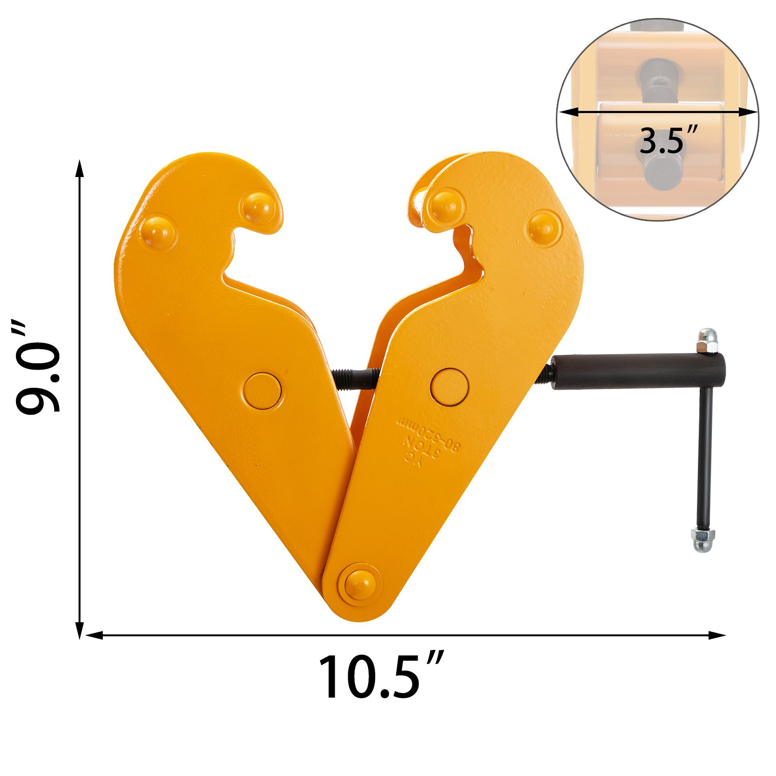 Beam Clamp I Beam Lifting Clamp 4400lbs/2tonheavy Duty Beam Hangers In ...