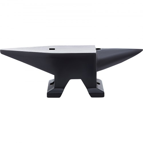 VEVOR Cast Iron Anvil, 110 Lbs(50kg) Single Horn Anvil with Large ...