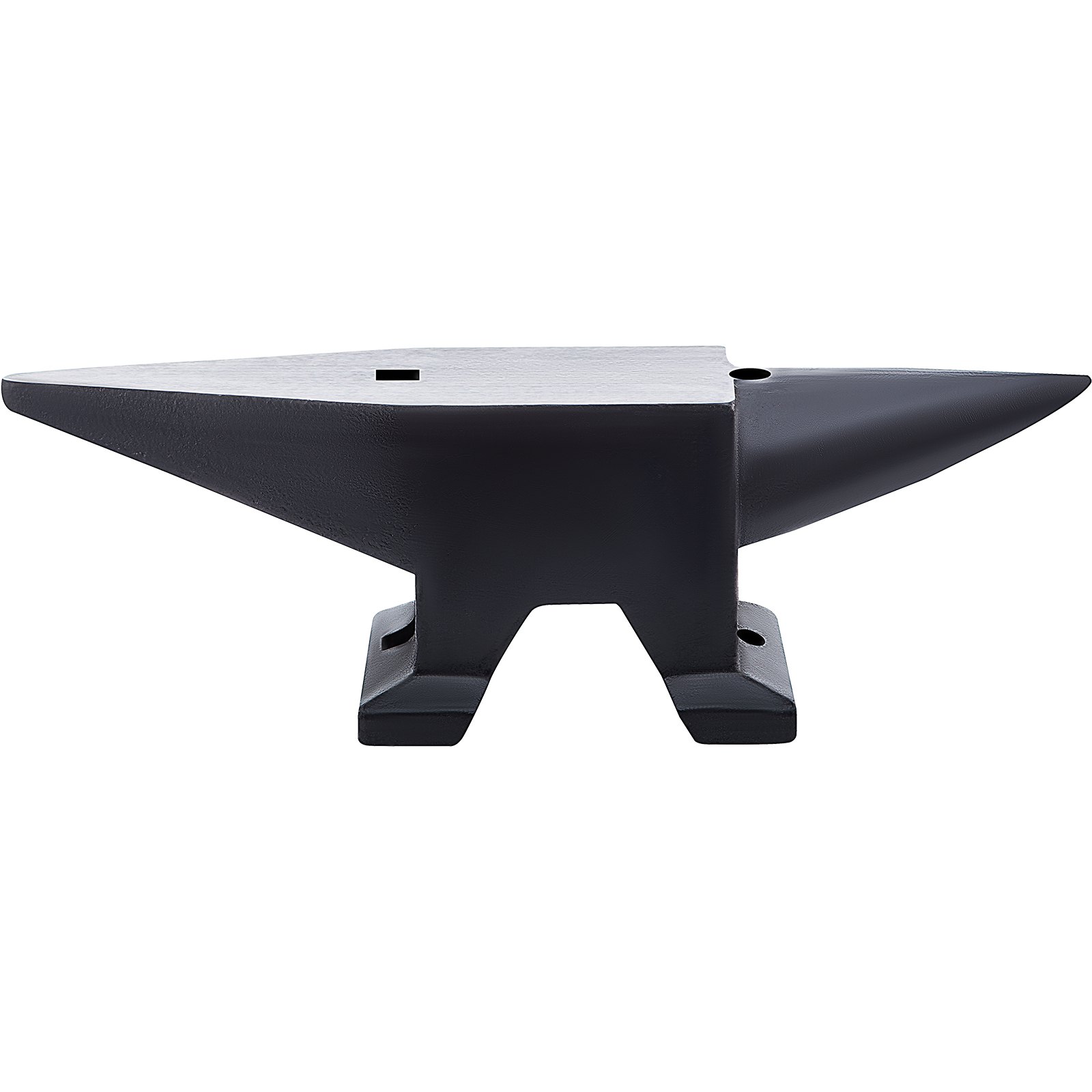 VEVOR Cast Iron Anvil, 110 Lbs(50kg) Single Horn Anvil with Large ...