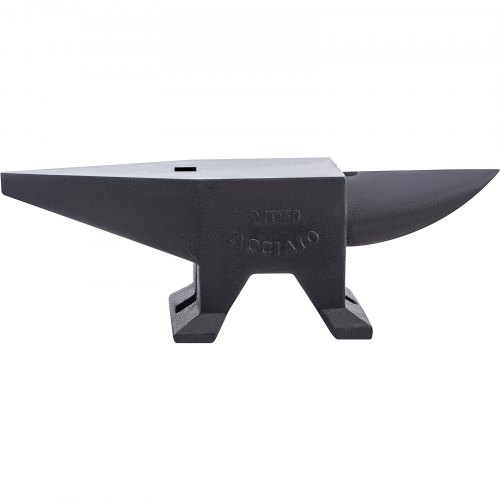 VEVOR Cast Iron Anvil, 132 Lbs(60kg) Single Horn Anvil with Large ...