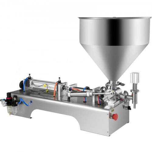 VEVOR Horizontal Pneumatic Liquid Filling Machine 10-300ML, Paste ...