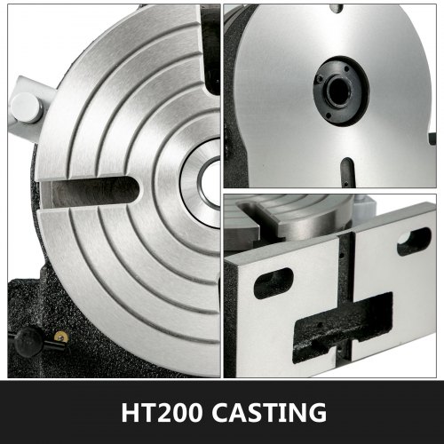 8" Precision Horizontal And Vertical Rotary Table | VEVOR US