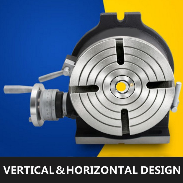 8" Precision Horizontal And Vertical Rotary Table | VEVOR US