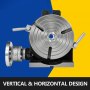 VEVOR Precision Rotary Table 8 Inch/200 mm Horizontal Vertical Rotary ...