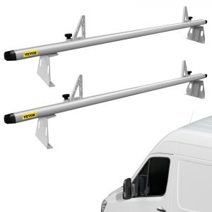 VEVOR Roof Ladder Rack Van Ladder Rack with Ladder Stoppers 2 Bars 661 ...