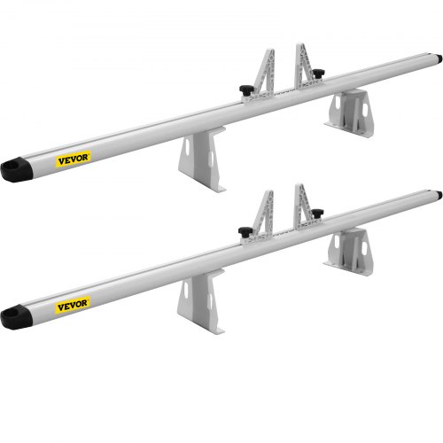 VEVOR Van Roof Ladder Rack, 2 Bars, 661 LBS Capacity, Heavy Duty ...