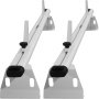 VEVOR Van Roof Ladder Rack, 2 Bars, 661 LBS Capacity, Heavy Duty ...