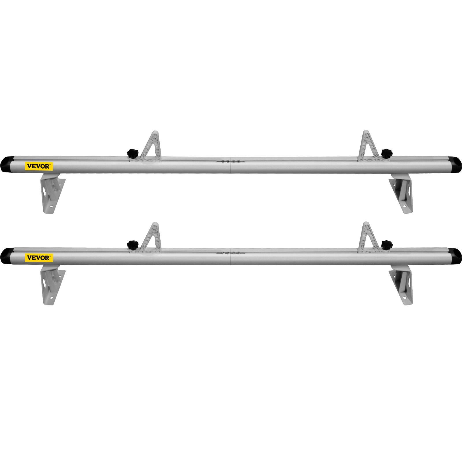 VEVOR Van Roof Ladder Rack, 2 Bars, 661 LBS Capacity, Heavy Duty ...