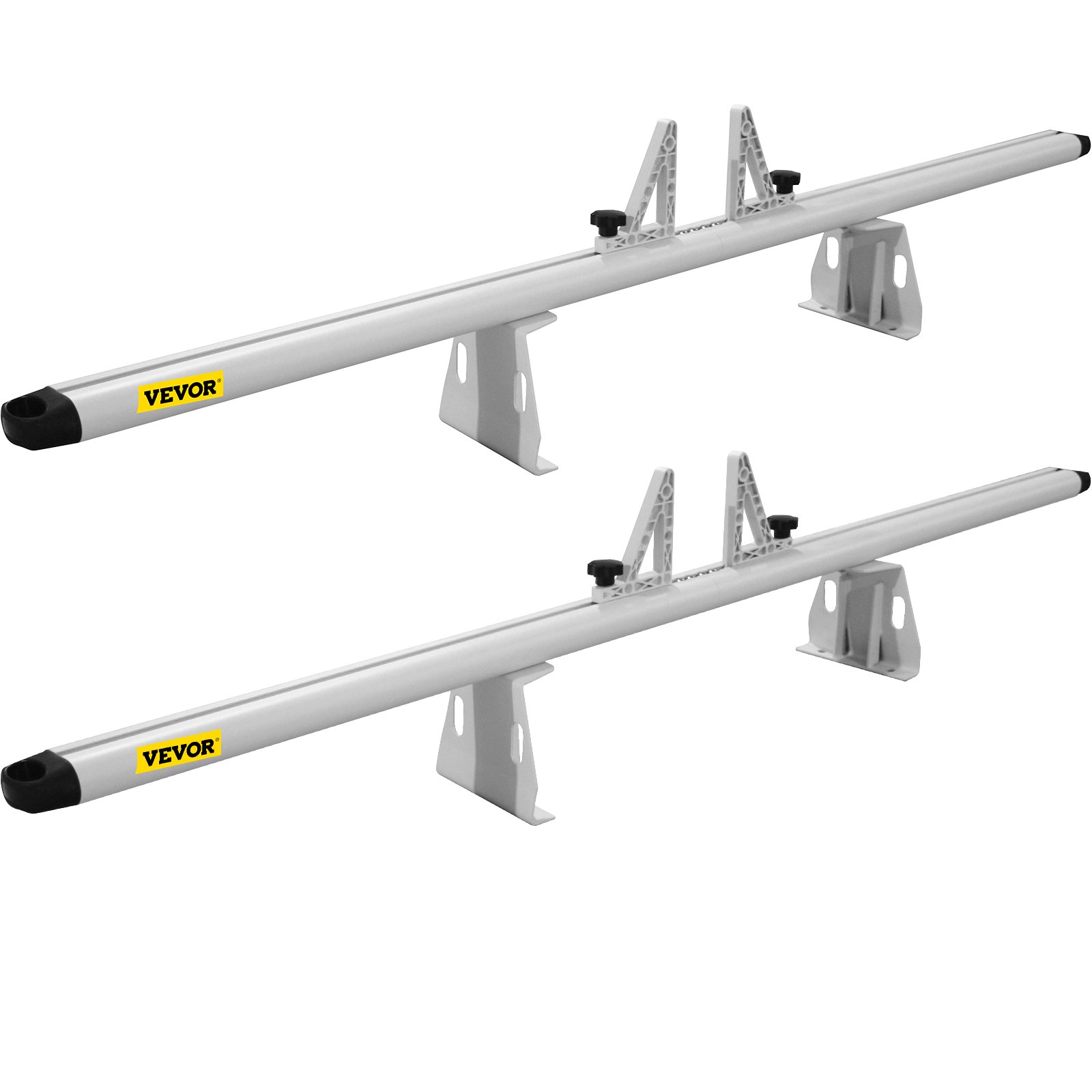 VEVOR Van Roof Ladder Rack, 2 Bars, 661 LBS Capacity, Heavy Duty ...