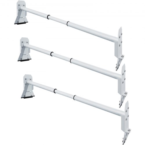 VEVOR Van Roof Ladder Rack, 3 Bars, 661 LBS Capacity, 46.5"-68.1 ...
