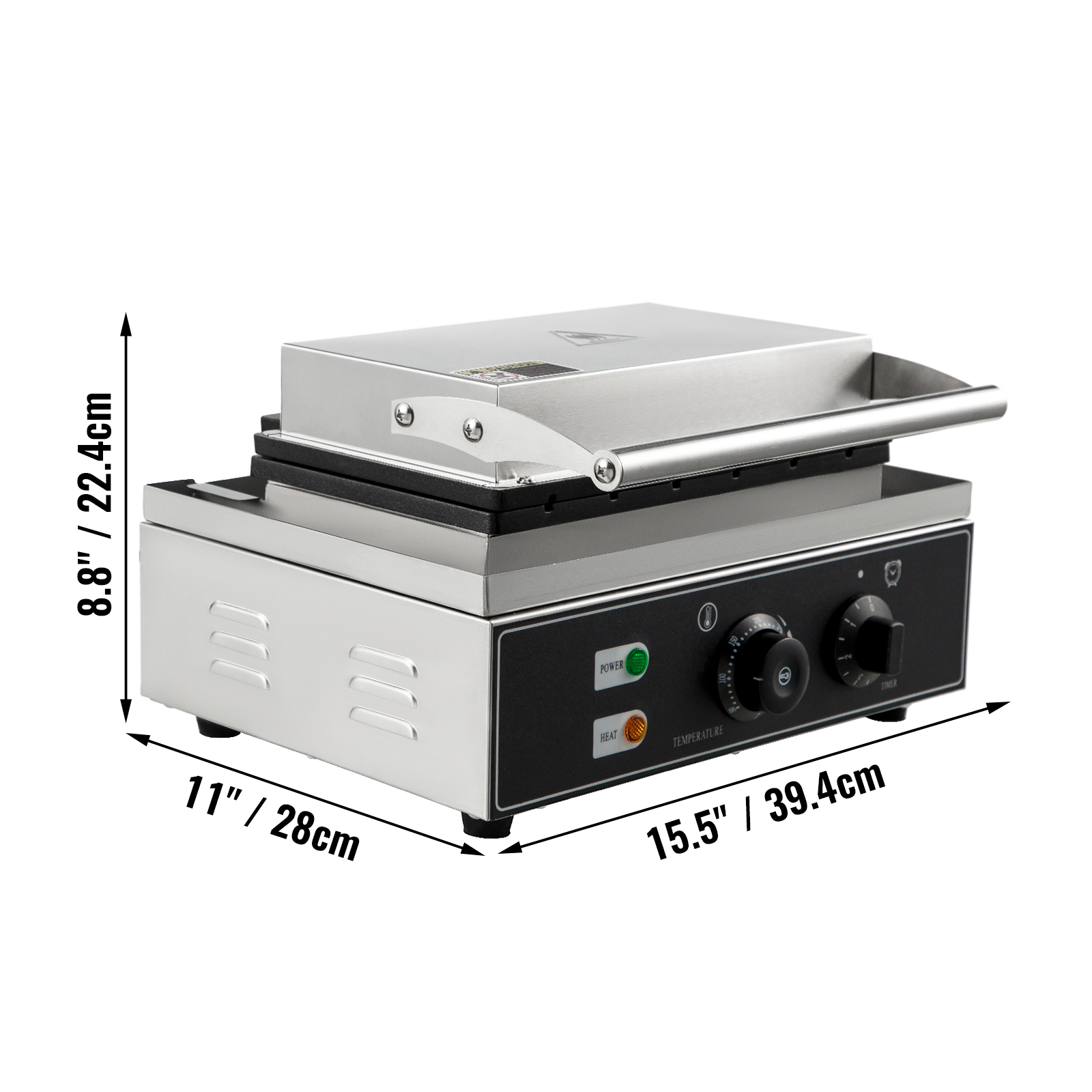 Commercial Waffle Maker Square Belgian 1550w Muffin Stick Waffle Making ...