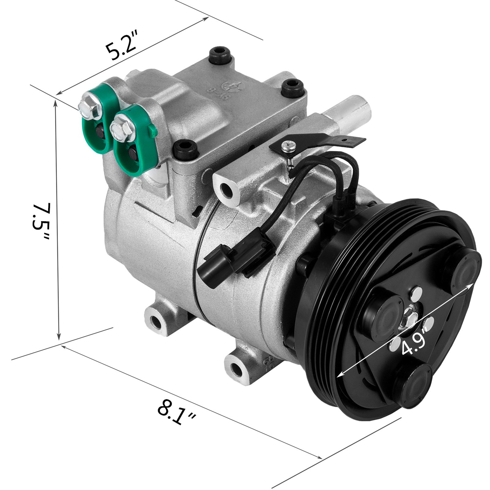 New A/C Compressor for CO 10926C (977012C100) 03-08 Tiburon / 01-06 ...