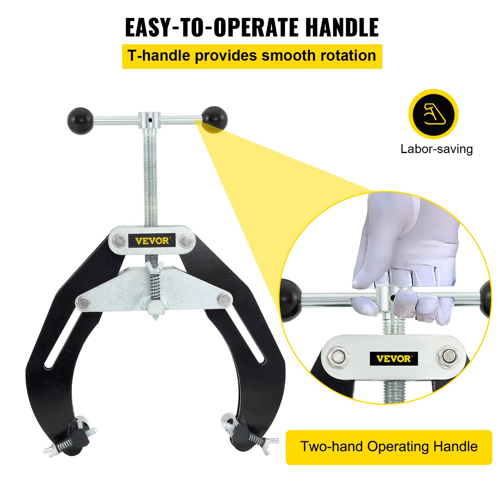 VEVOR Pipe Clamp, 2 to 6 in, High Strength Ultra Clamp with Quick ...