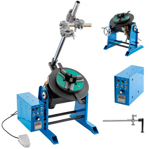 VEVOR 50KG Rotary Welding Positioner Turntable Table 110V 120W Angle 0 ...