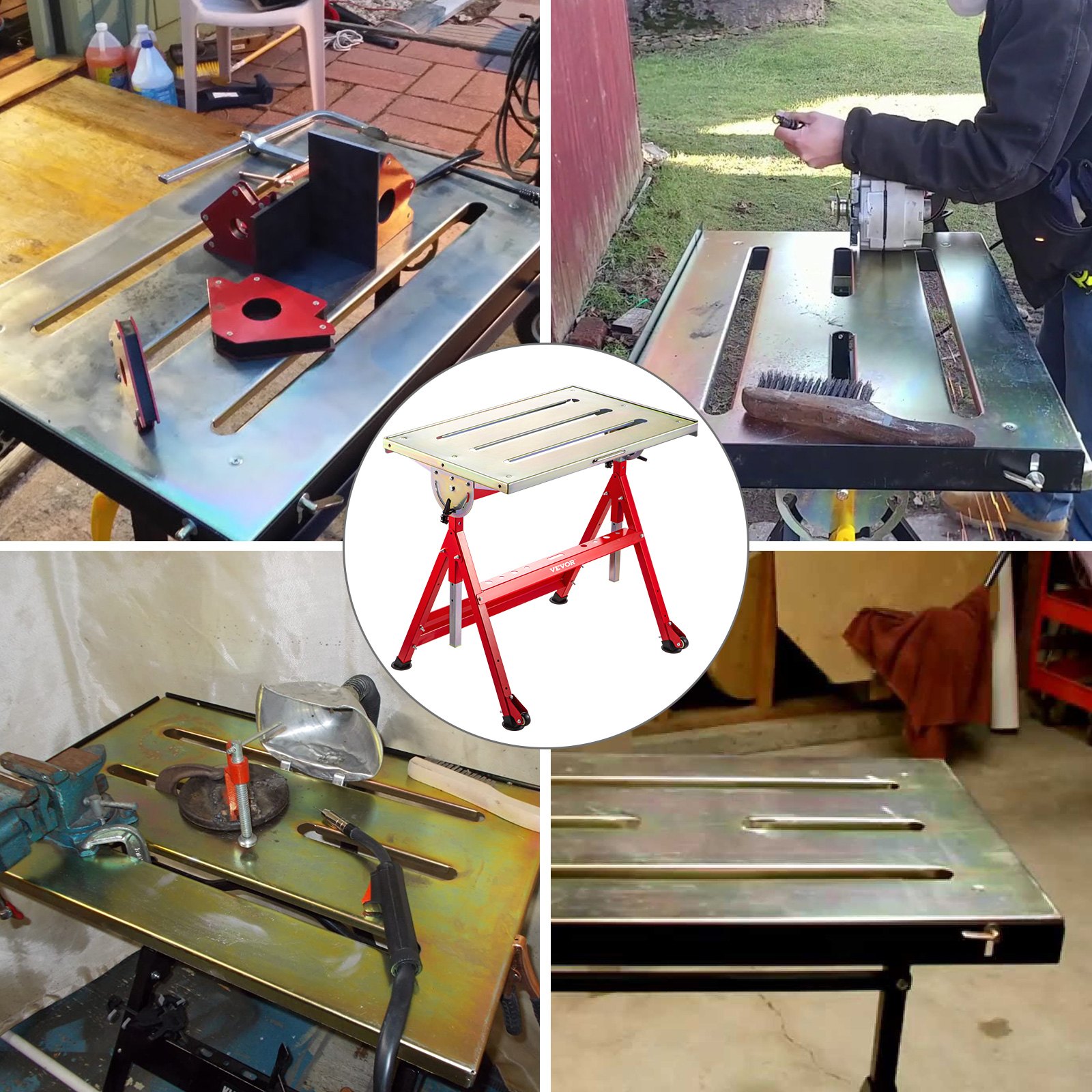 VEVOR Vevor Portable Welding Table Heavy Duty, Work Bench, Workstation ...