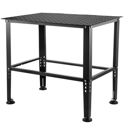 VEVOR Welding Table, 36" x 24" Adjustable Workbench, 0.12" Thick ...