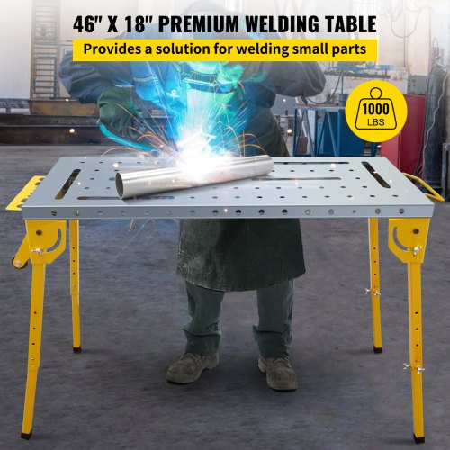 VEVOR VEVOR Welding Table Work Bench 46" x 18" Portable and Folding ...