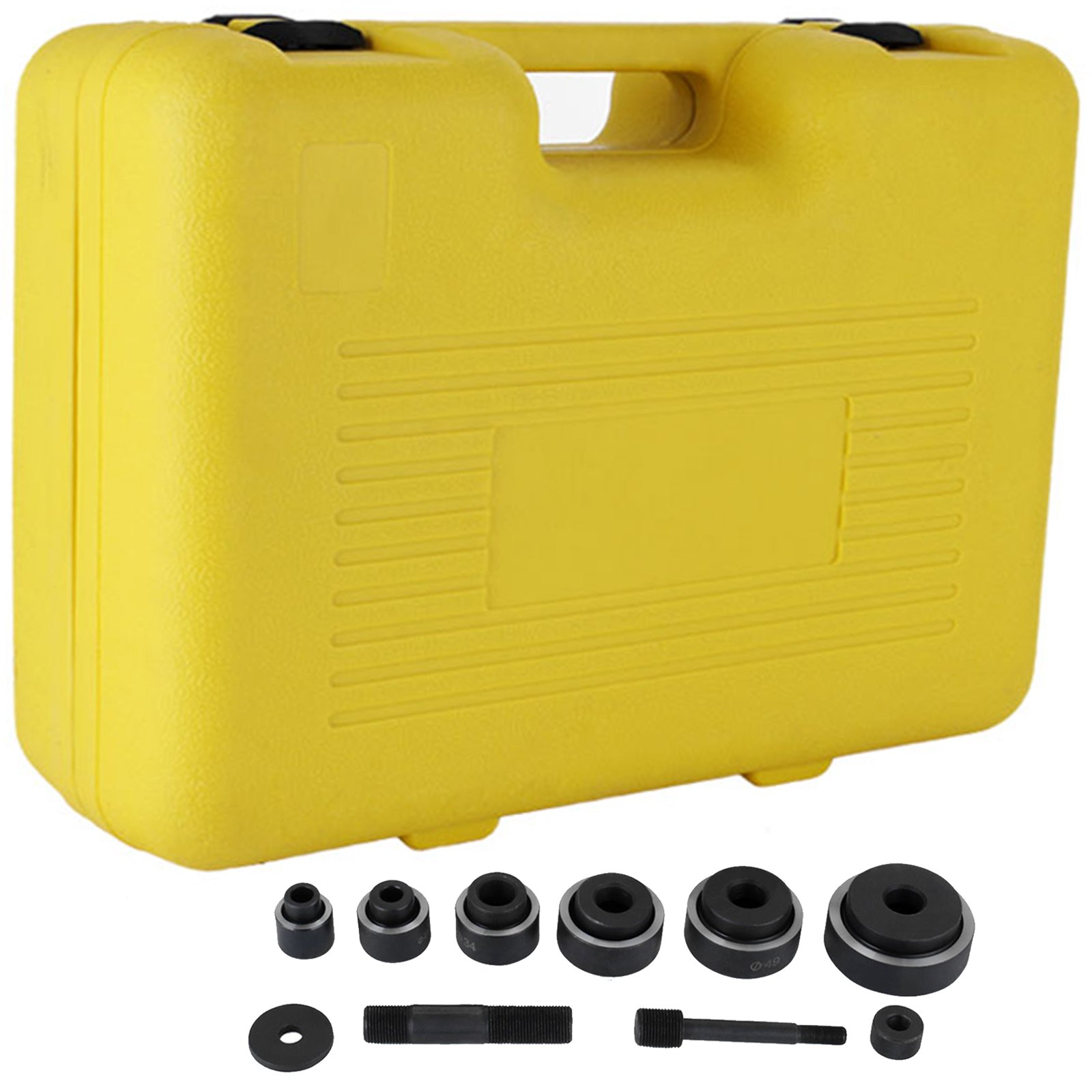 10 Ton 6 Dies Hydraulic Knockout Punch 1/2" - 2" Electrical Conduit ...