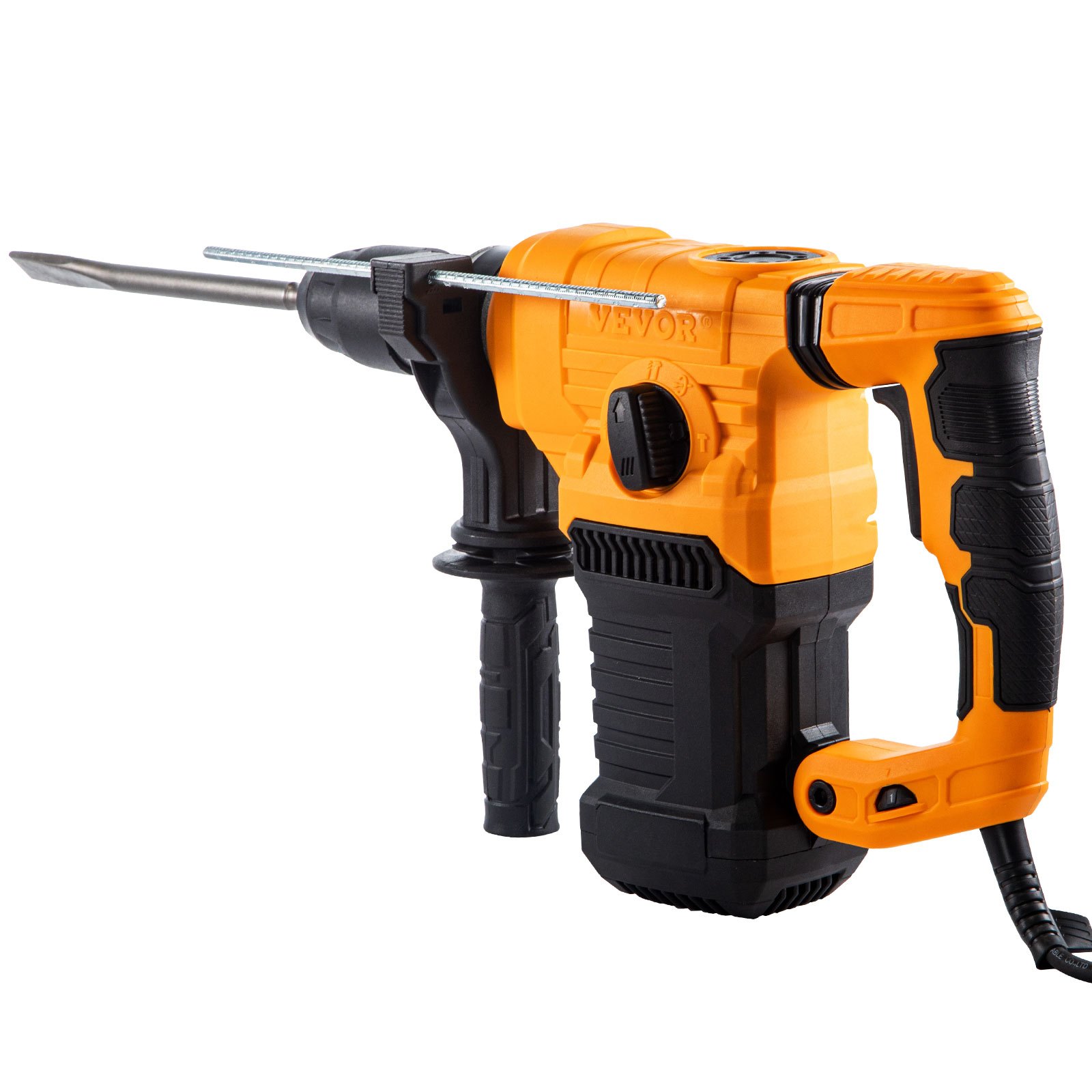 VEVOR Rotary Hammer, 1.26" SDS - Plus Hammer Drill w/ 4 Functions & 360 ...