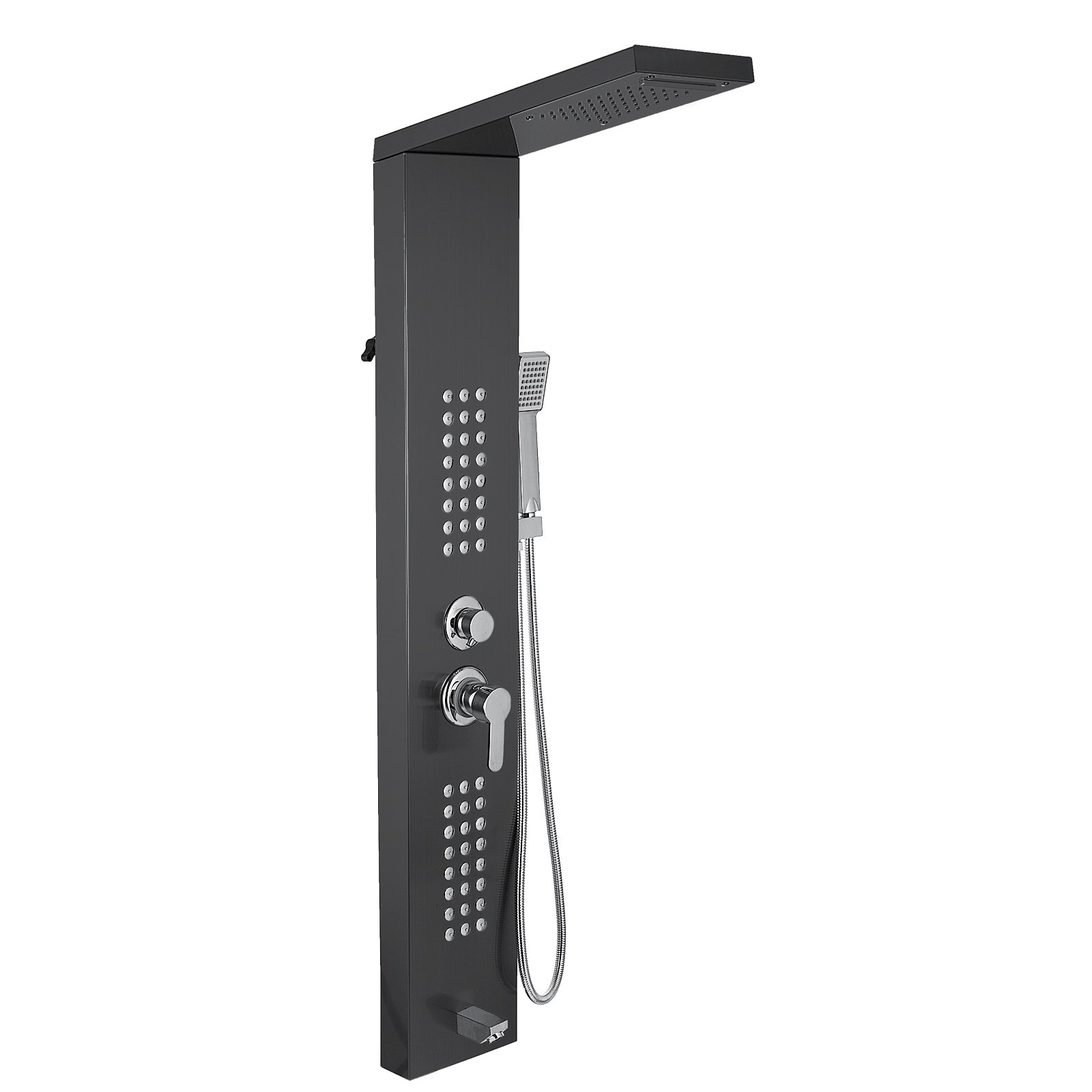 VEVOR Shower Panel Tower System Stainless Steel Multi-Function Shower ...