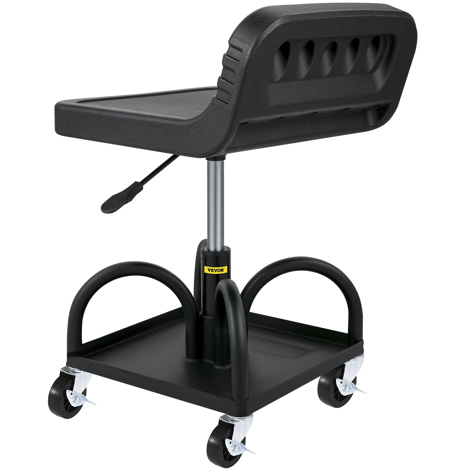VEVOR Rolling Garage Stool, 300LBS Capacity, Adjustable Height from 15. ...
