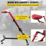 VEVOR Automotive Engine Creeper, Adjustable Height Foldable Creeper ...