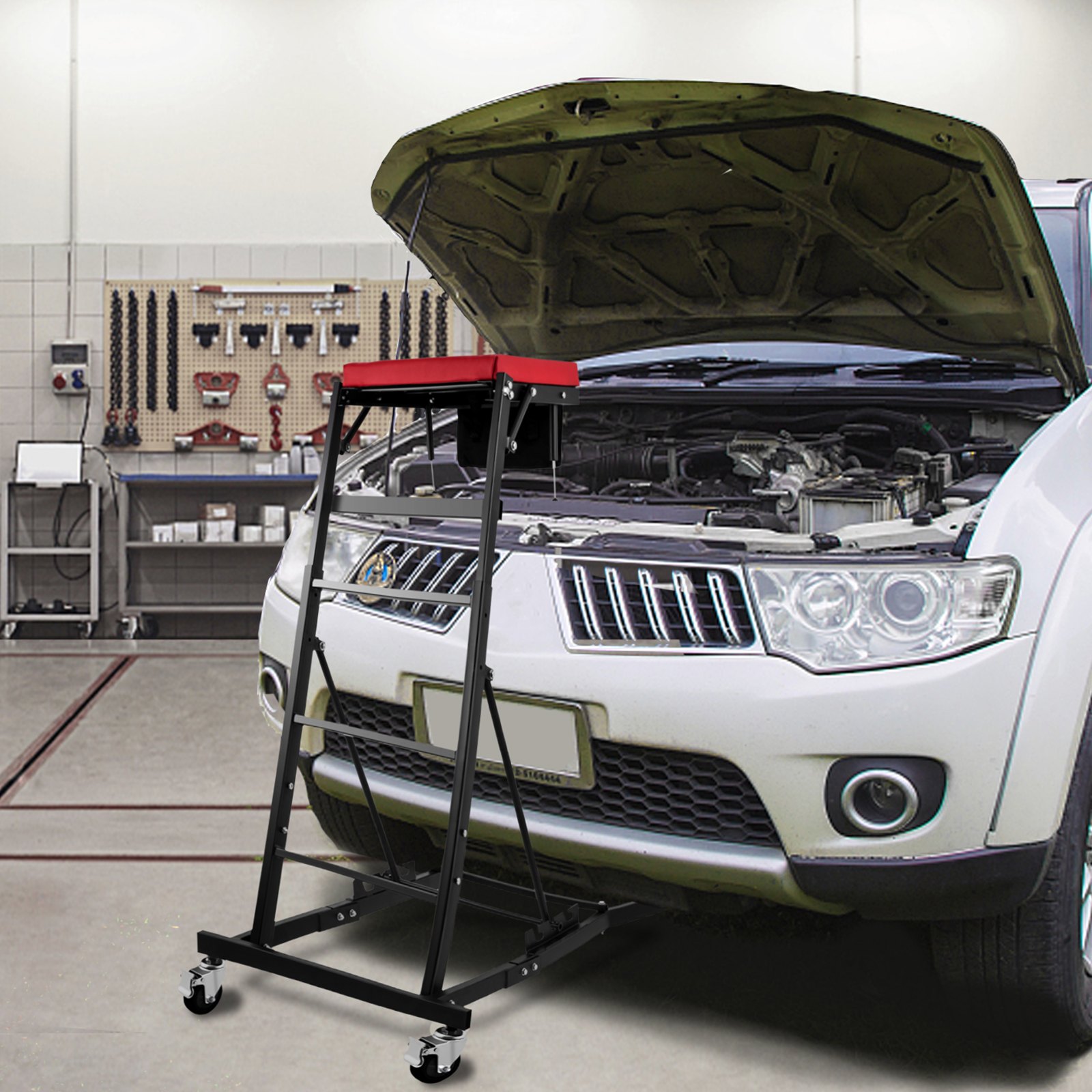 VEVOR VEVOR Topside Automotive Engine Creeper, Adjustable Height ...