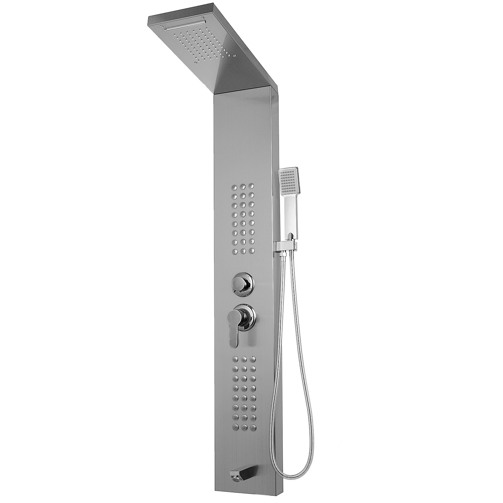 VEVOR Shower Panel Tower System Stainless Steel Multi-Function Shower ...