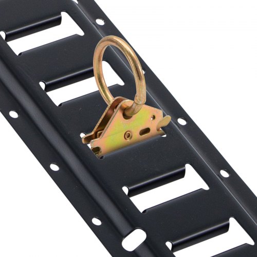 VEVOR E Track Tie-Down Rail Kit, 30PCS 8FT E-Tracks Set Includes 4 ...