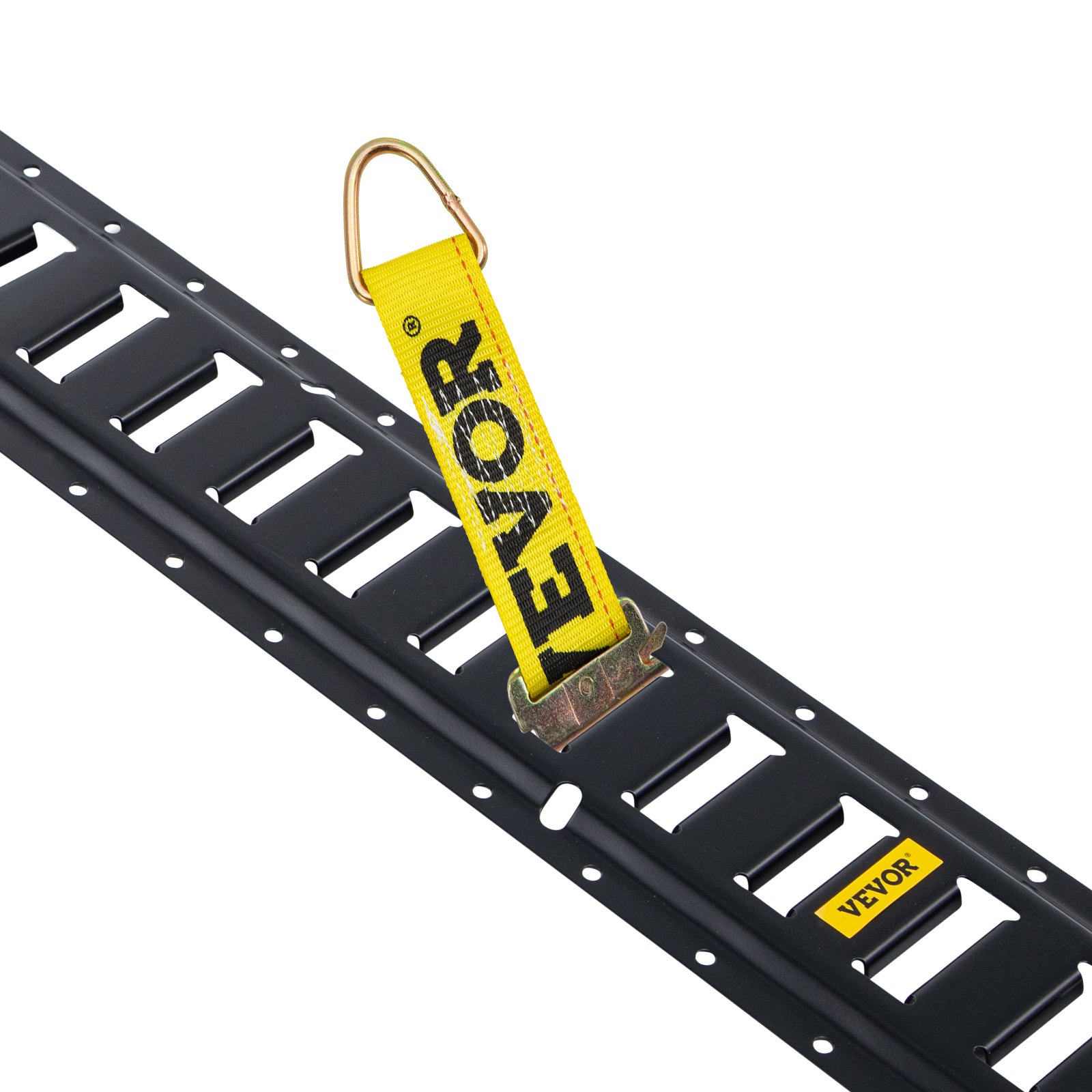 VEVOR E Track Tie-Down Rail Kit, 30PCS 8FT E-Tracks Set Includes 4 ...