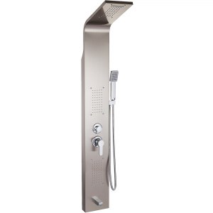 Shower Panel Tower Rainfall W/ Massage System Body Jet Tap Stainless ...